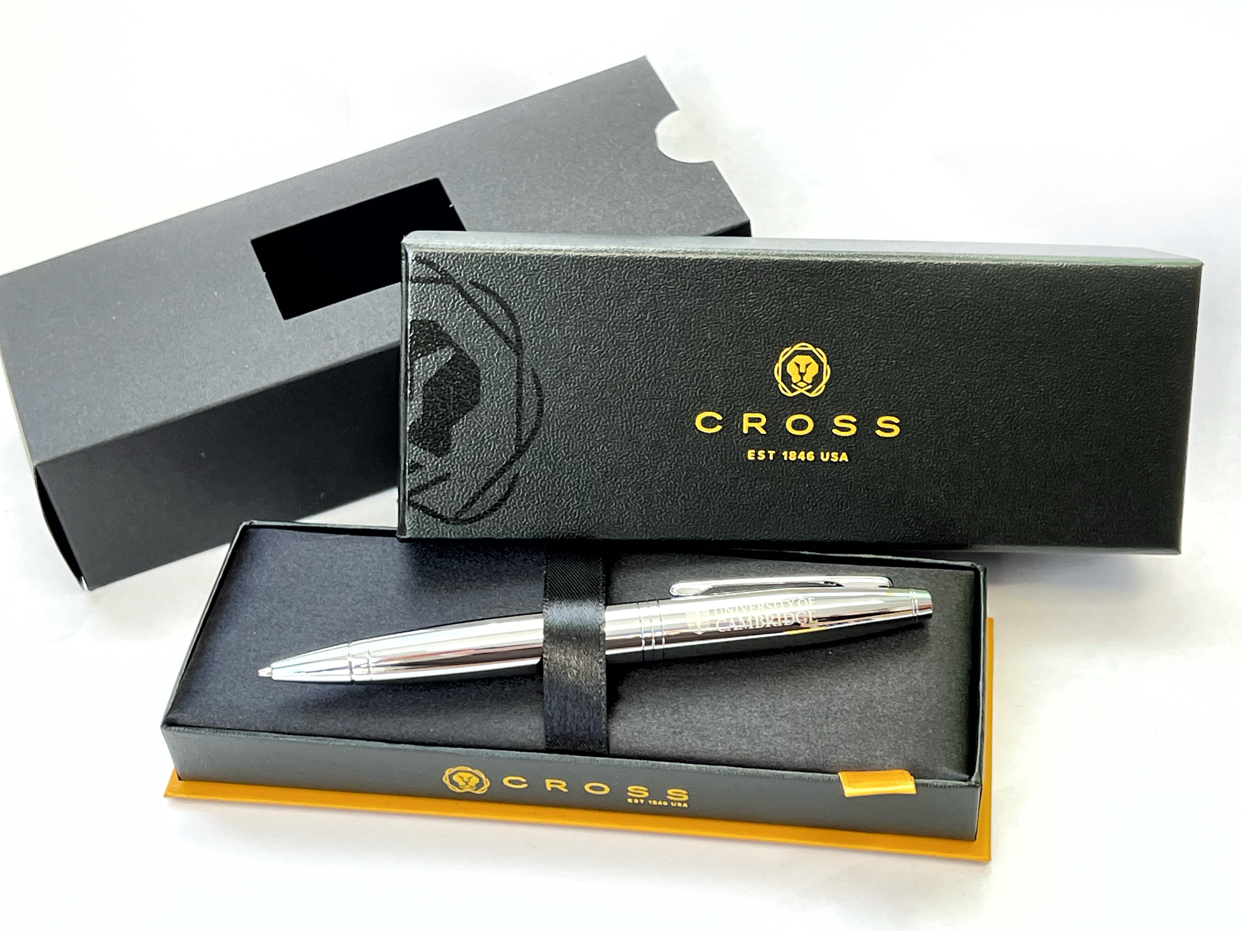 University of Cambridge Cross Calais Chrome Ball Pen – Cambridge ...