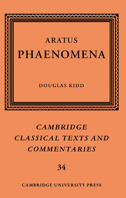 Aratus: Phaenomena – Cambridge University Press Bookshop
