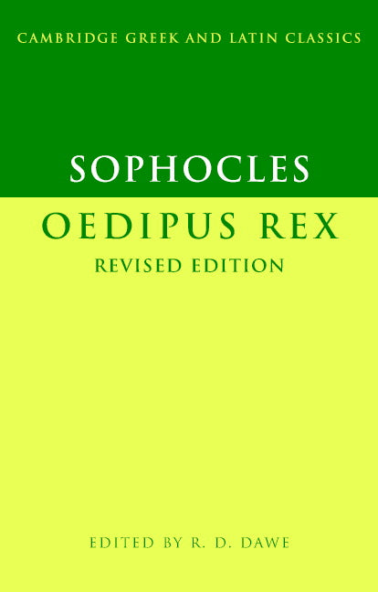 Sophocles: Oedipus Rex – Cambridge University Press Bookshop
