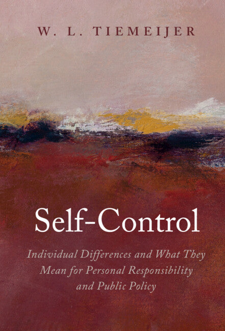 Self-Control – Cambridge University Press Bookshop