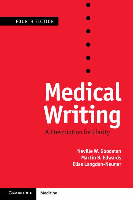 Medical Writing – Cambridge University Press Bookshop