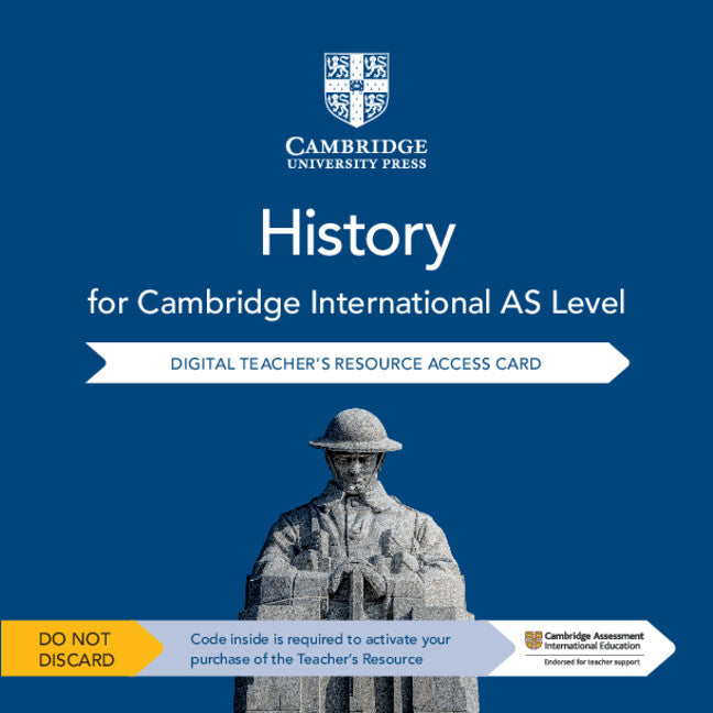 Cambridge International AS Level History Digital Teacher's Resource Ac ...