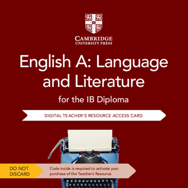 English A: Language and Literature for the IB Diploma Cambridge Elevat ...