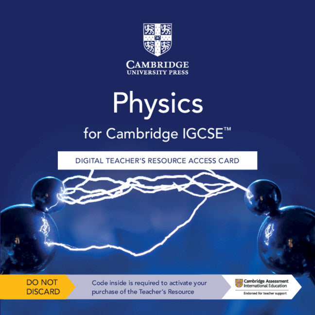 Cambridge IGCSE™ Physics Digital Teacher's Resource Access Card ...