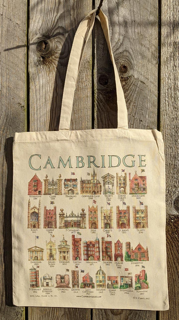 Cambridge Colleges Tote Bag – Cambridge University Press Bookshop